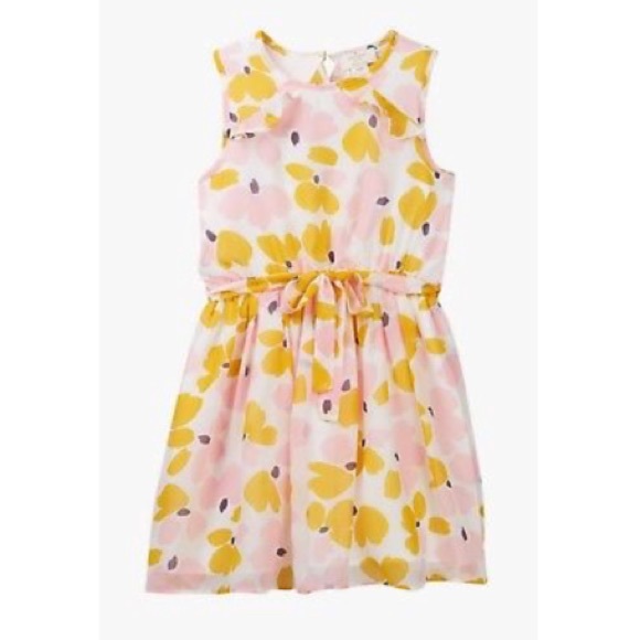 kate spade | Dresses | Nwt Kate Spade Girls Paint Daub Floral Dress ...